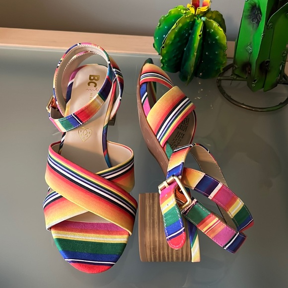 BC Footwear | Shoes | Born In California Rainbow Sandals | Poshmark